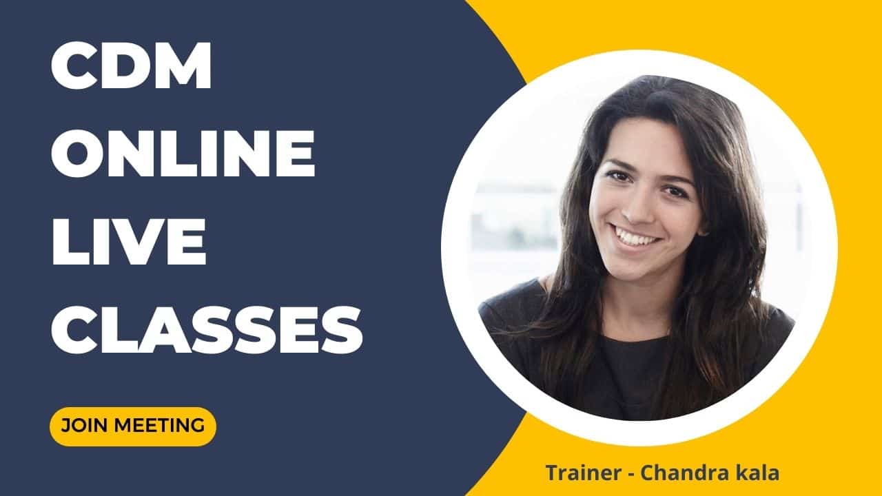 CDM Live Training - Great Online Training